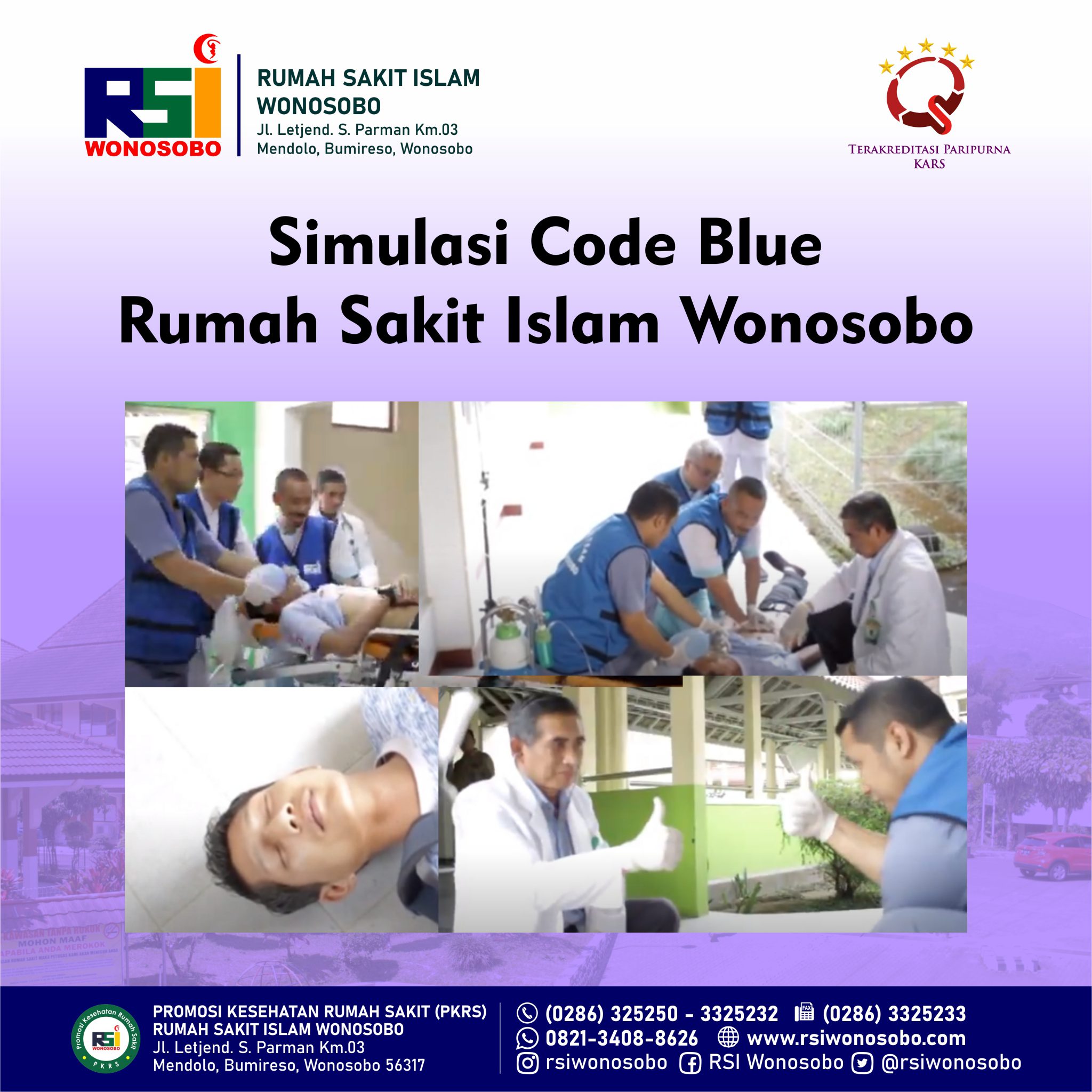 Simulasi Code Blue RSI Wonosobo – Rumah Sakit Islam Wonosobo